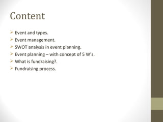 Event management | PPT