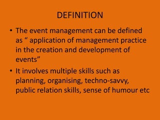 Event management | PDF | Education
