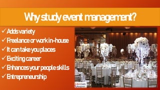 Career Opportunities in Event management | PPT