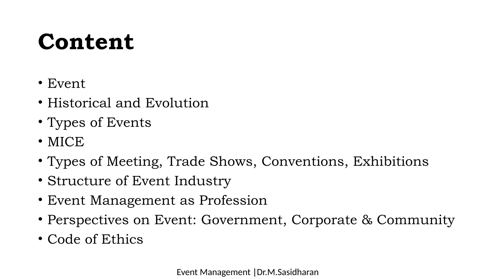 Introduction to Event Management | Basics, Importance, and Types of ...