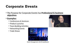 Introduction to Event Management | Basics, Importance, and Types of ...