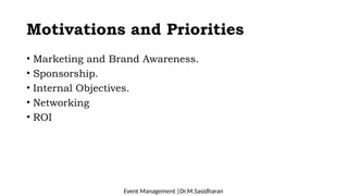 Introduction to Event Management | Basics, Importance, and Types of ...