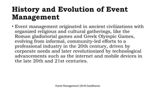 Introduction to Event Management | Basics, Importance, and Types of ...
