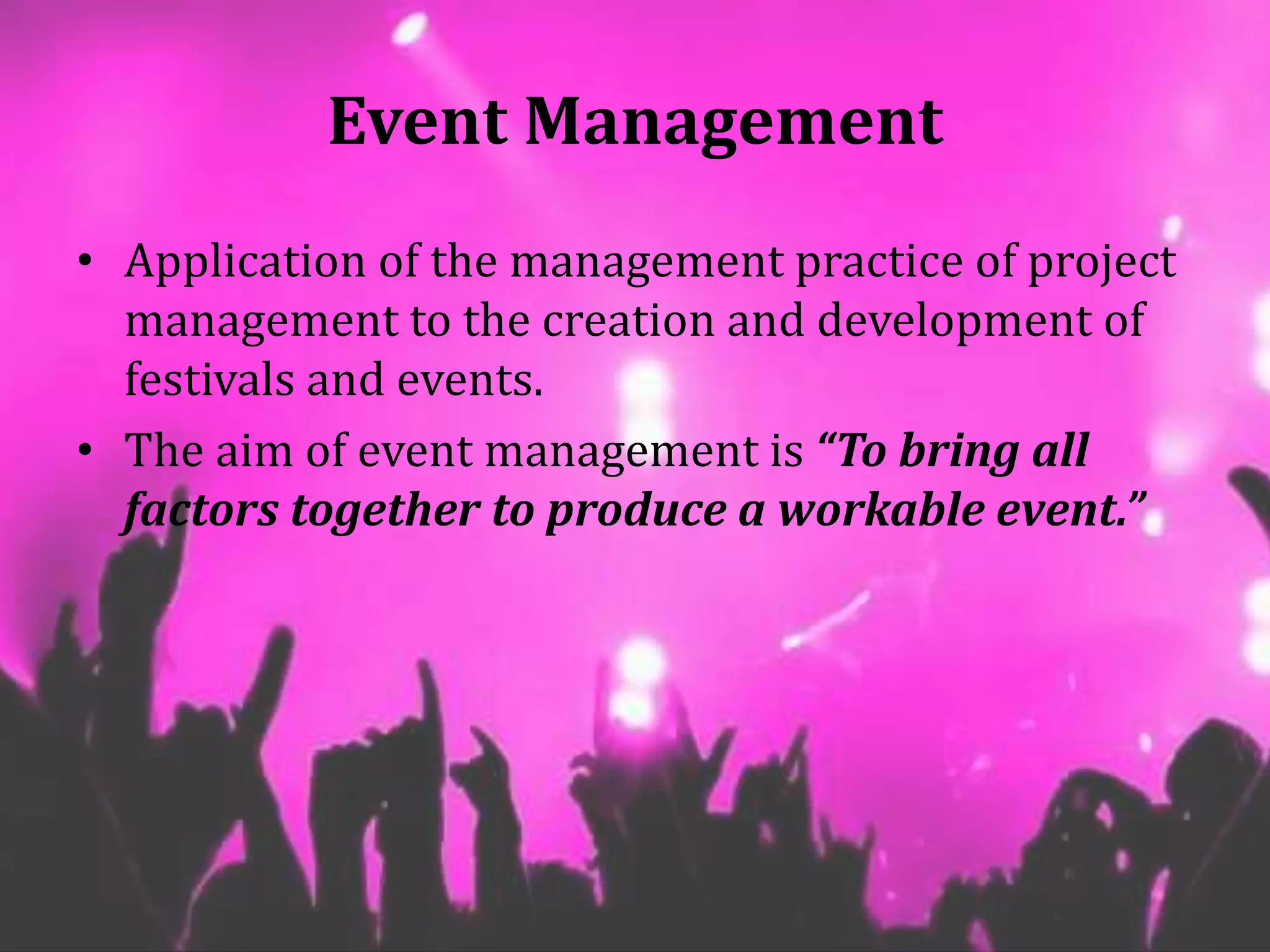 Event management PPT-MBA | PPTX