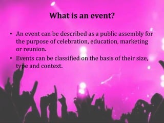 Event management PPT-MBA | PPTX