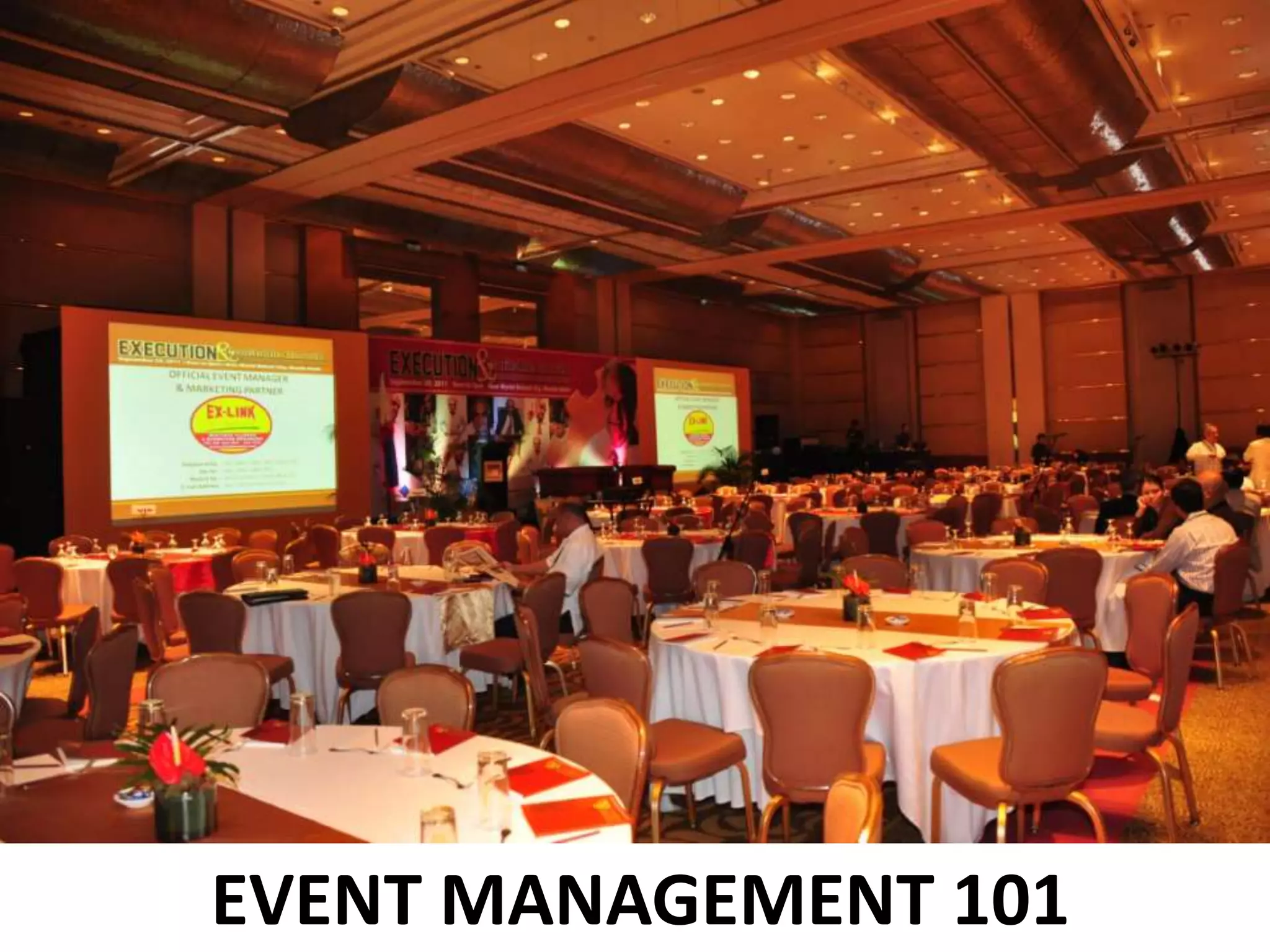 Events Management 101: For Beginners | PPTX