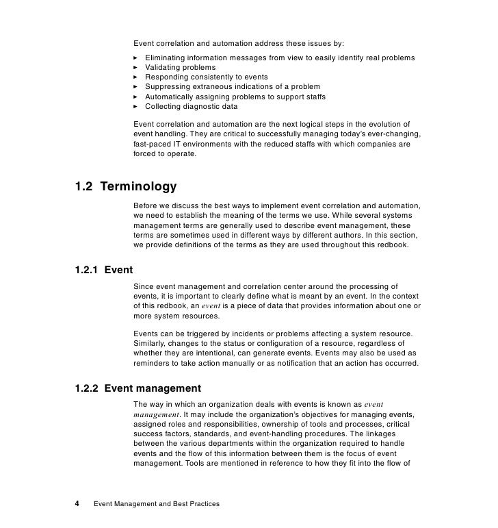 Event management best practices sg246094