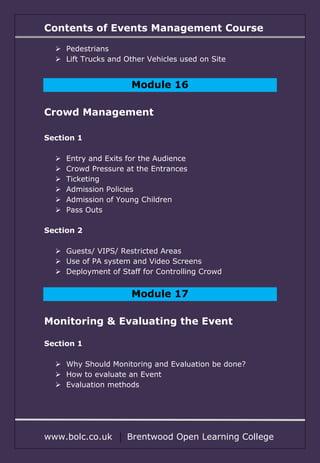 Event management contents2971329430378 | PDF