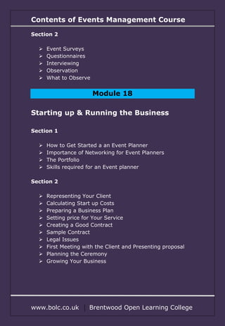 Event management contents2971329430378 | PDF