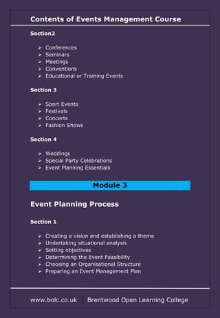 Event management contents2971329430378 | PDF