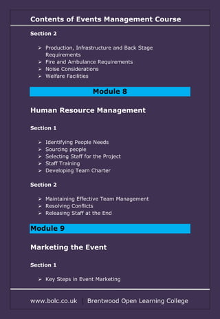 Event management contents2971329430378 | PDF