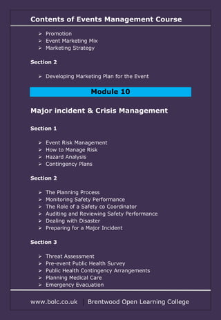Event management contents2971329430378 | PDF