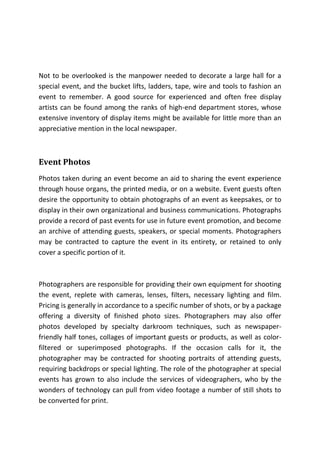 Event management for wedding anniversaries | DOCX