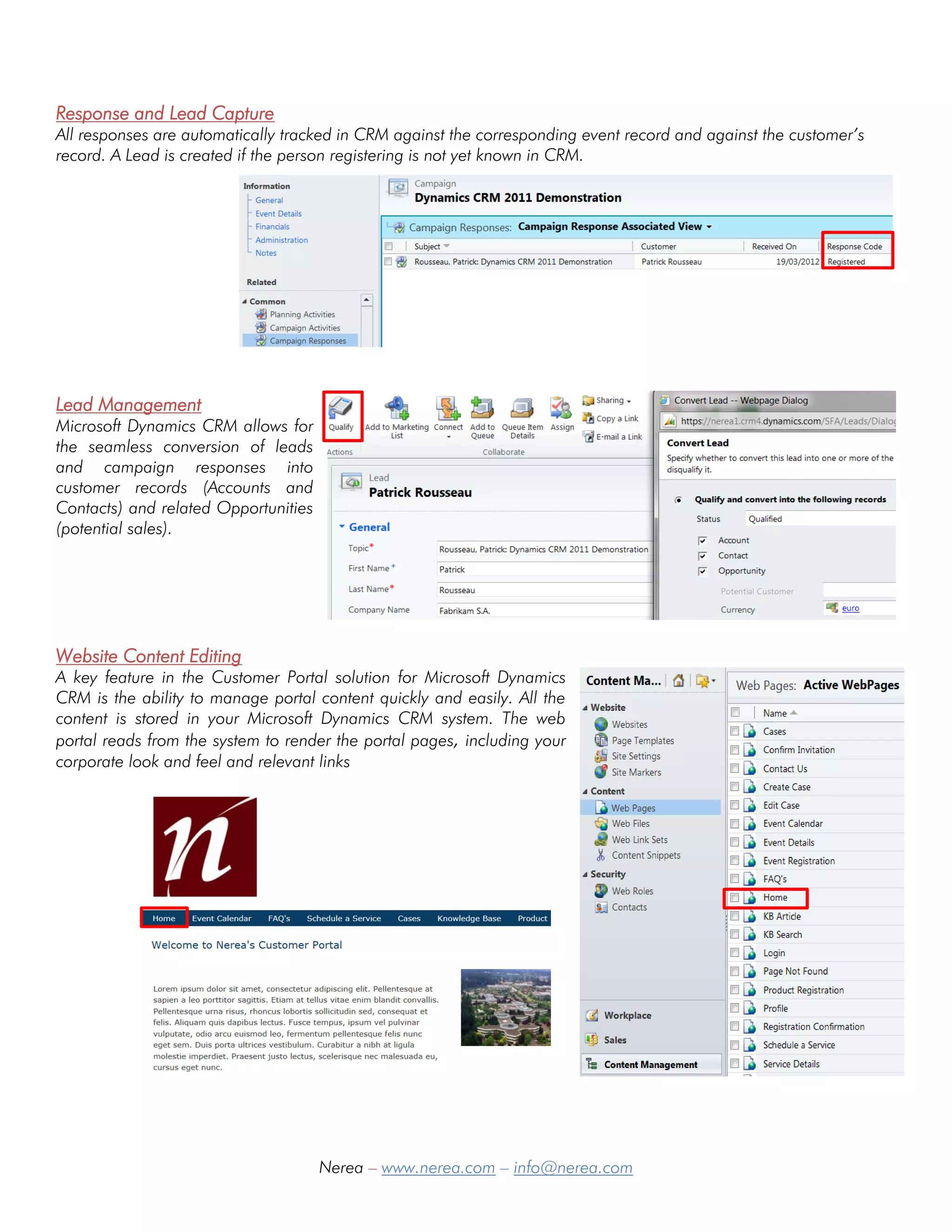 Event management in Microsoft Dynamics CRM 2011 | PDF | Technology & Computing