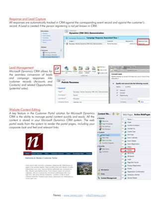 Event management in Microsoft Dynamics CRM 2011 | PDF | Technology & Computing