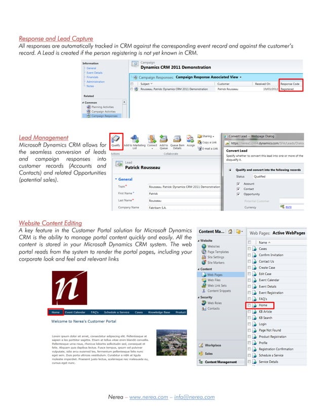 Event Management In Microsoft Dynamics Crm 2011 Pdf Technology And Computing