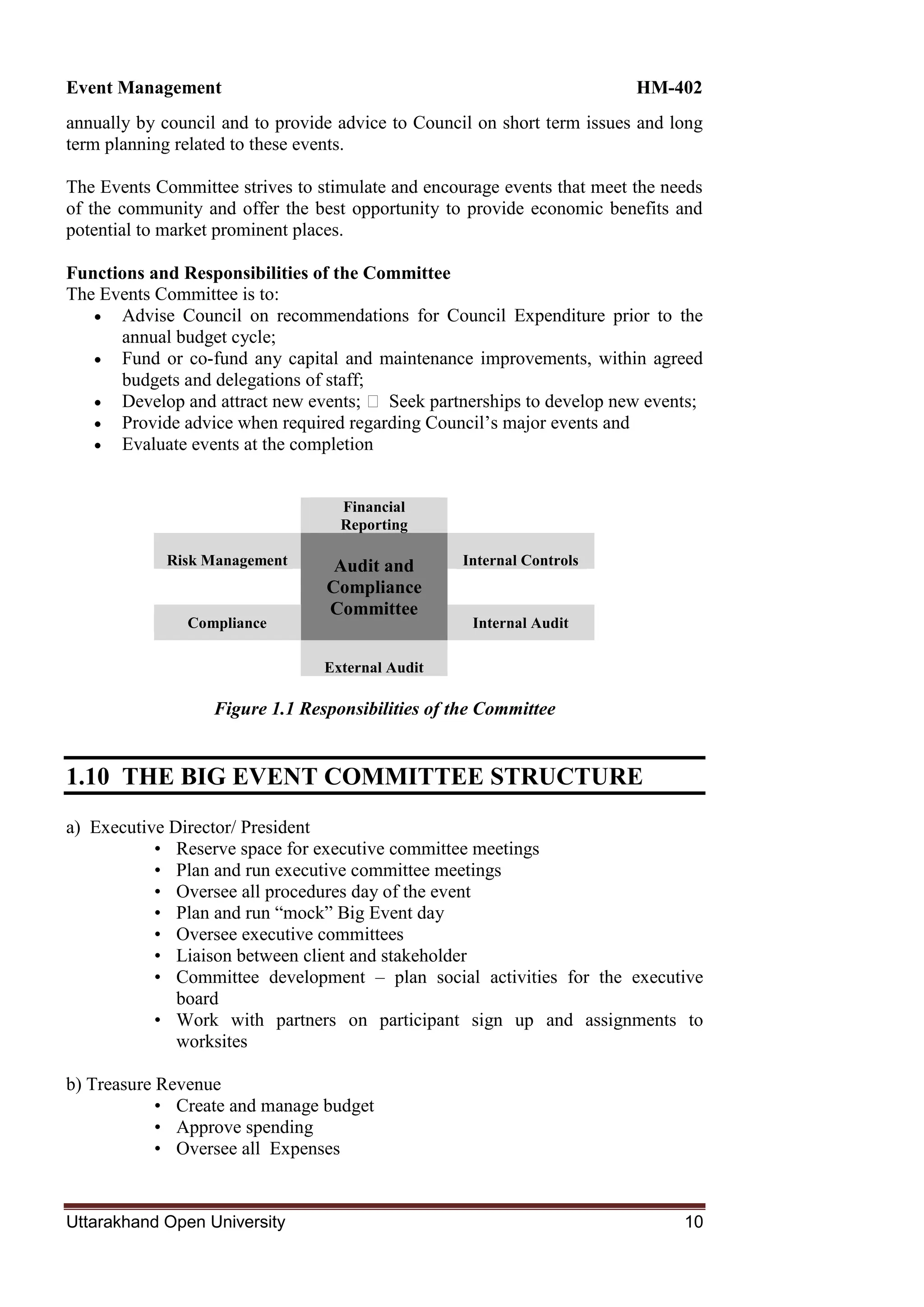 BBA EVENT MANAGEMENT material unit -notes | PDF