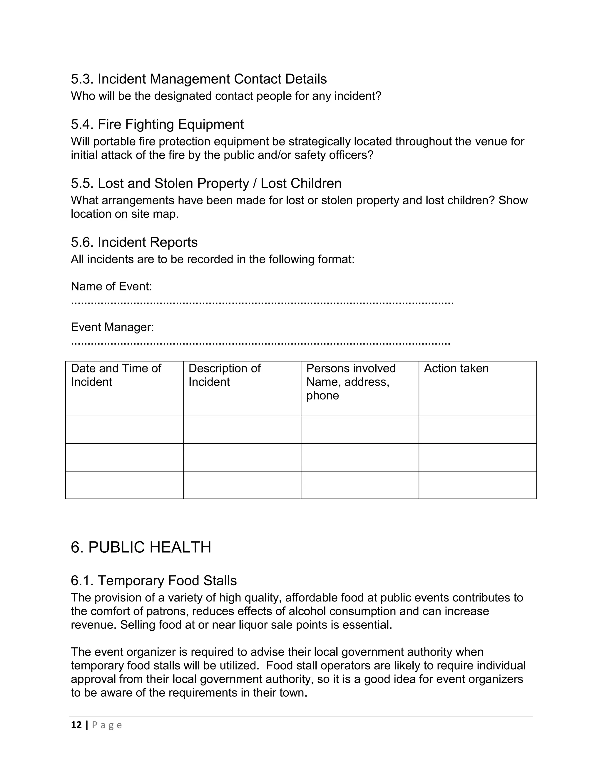 EVENT MANAGEMENT PLAN CHECKLIST AND GUIDE | PDF