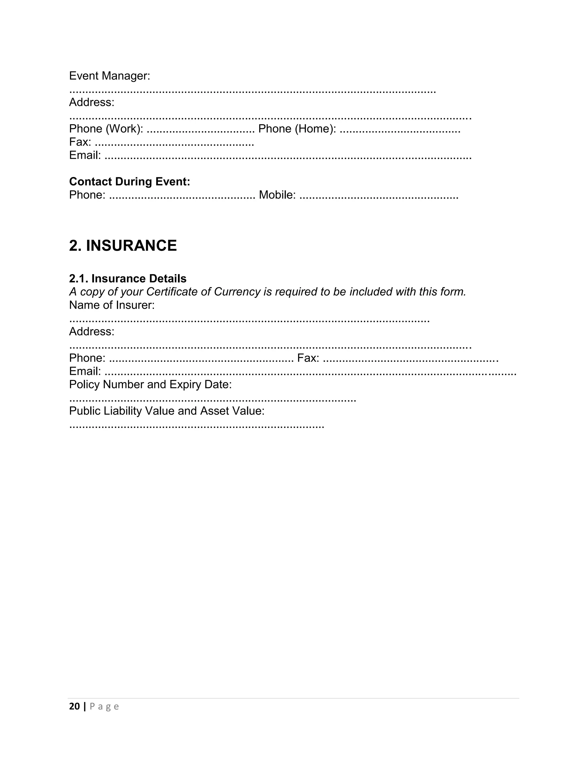 EVENT MANAGEMENT PLAN CHECKLIST AND GUIDE | PDF