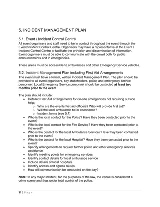 EVENT MANAGEMENT PLAN CHECKLIST AND GUIDE | PDF
