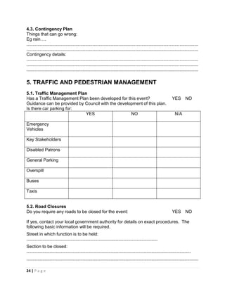 EVENT MANAGEMENT PLAN CHECKLIST AND GUIDE | PDF