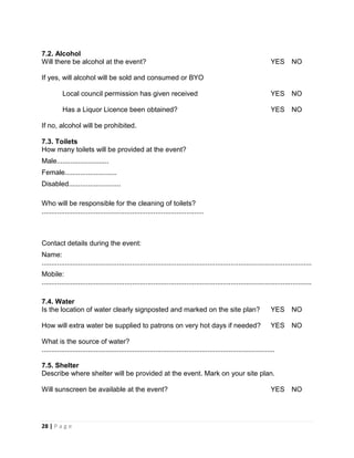 EVENT MANAGEMENT PLAN CHECKLIST AND GUIDE | PDF