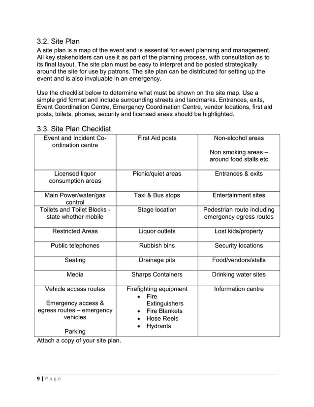 EVENT MANAGEMENT PLAN CHECKLIST AND GUIDE | PDF