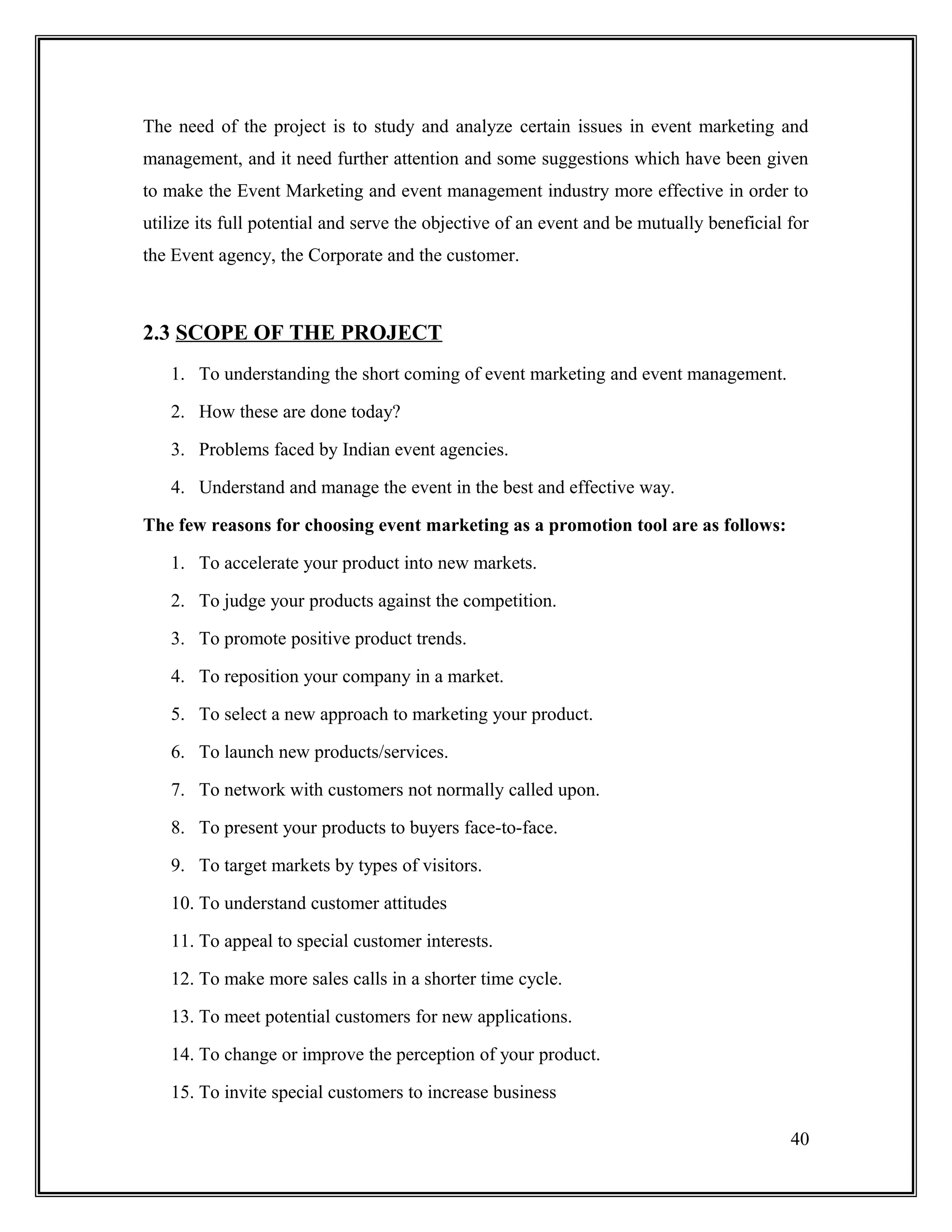 Event management project | DOC