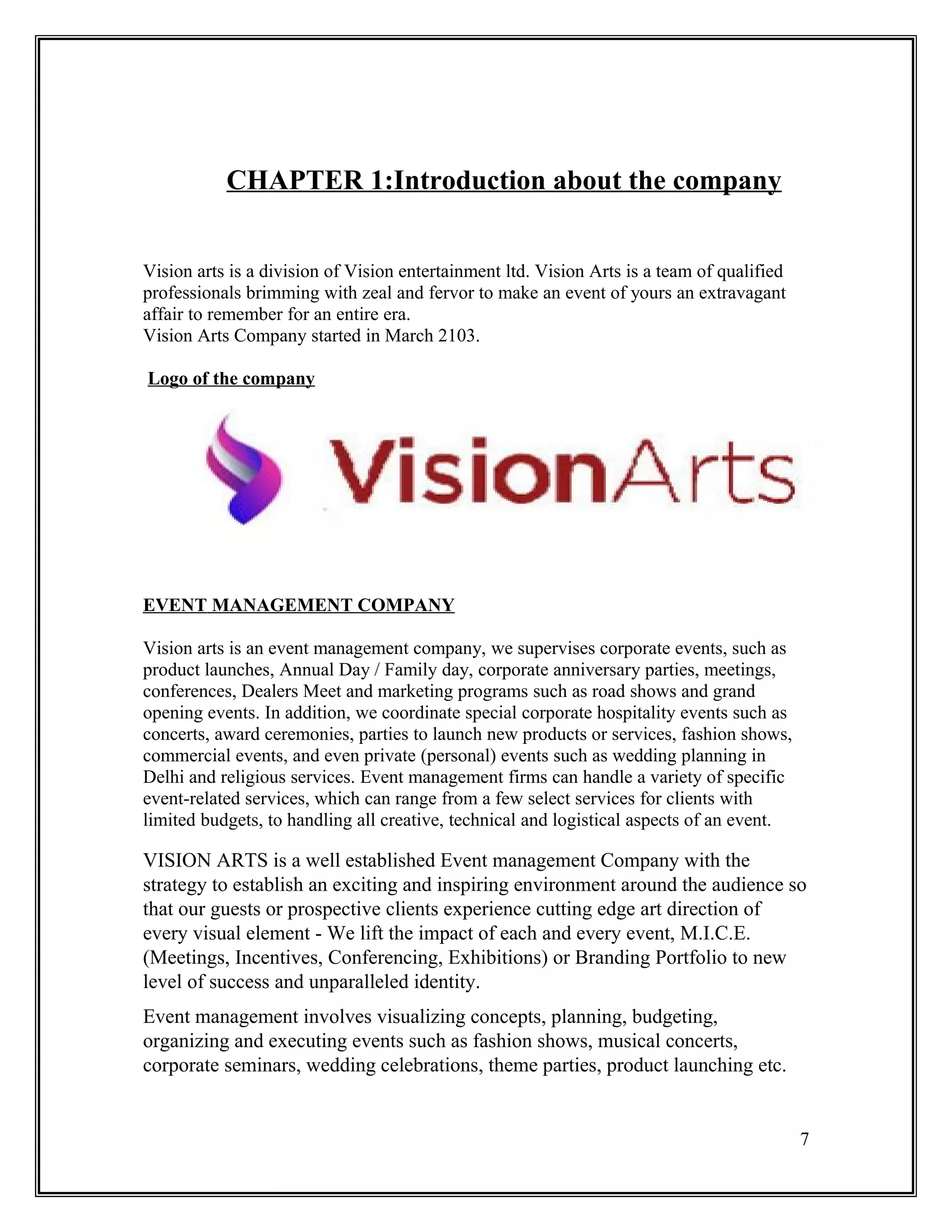 Event management project | DOC