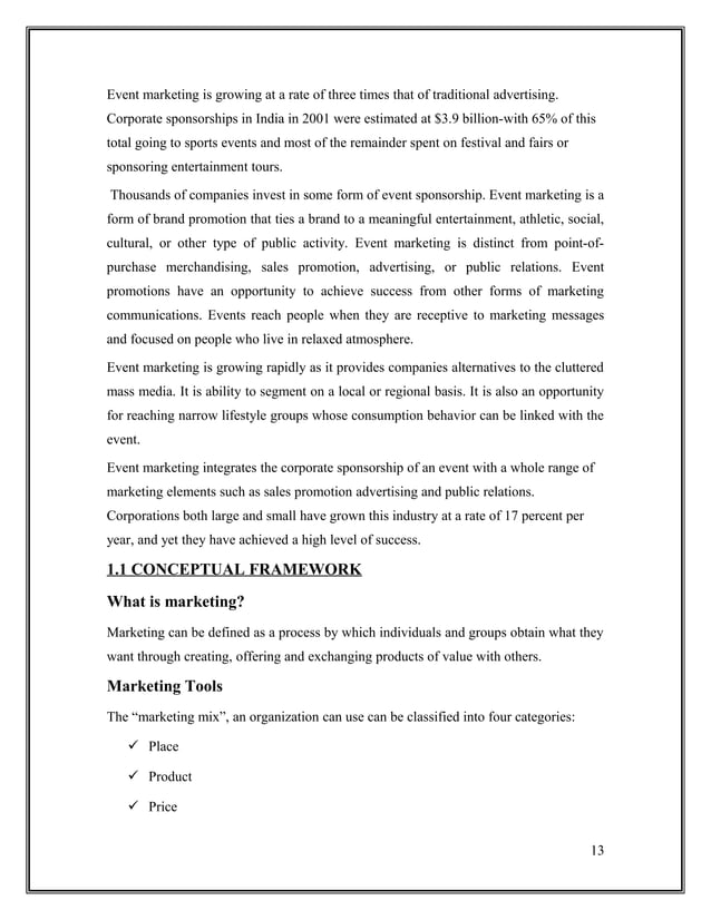 Event management project | DOC