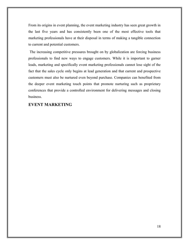 Event management project | DOC