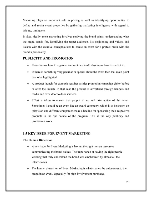 Event management project | DOC