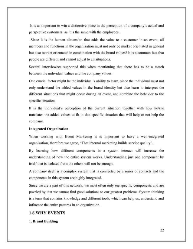 Event management project | DOC