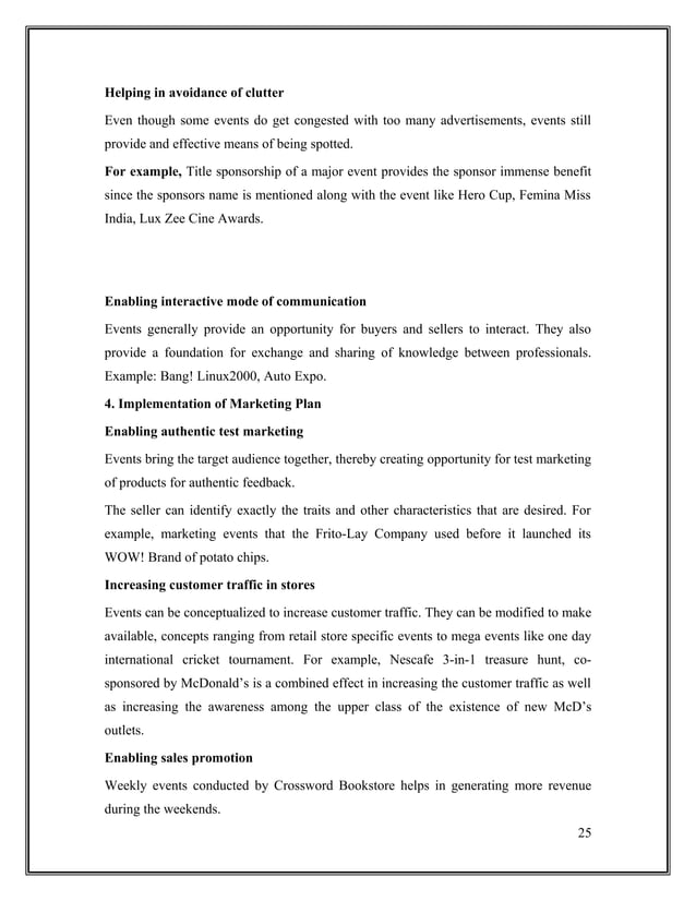 Event management project | DOC