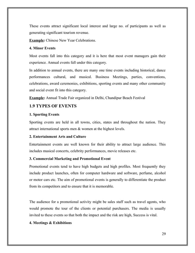 Event management project | DOC