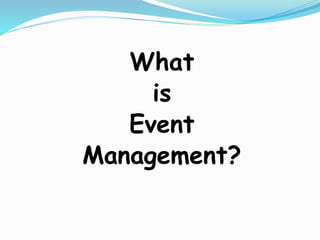 Event managementsystem | PPTX