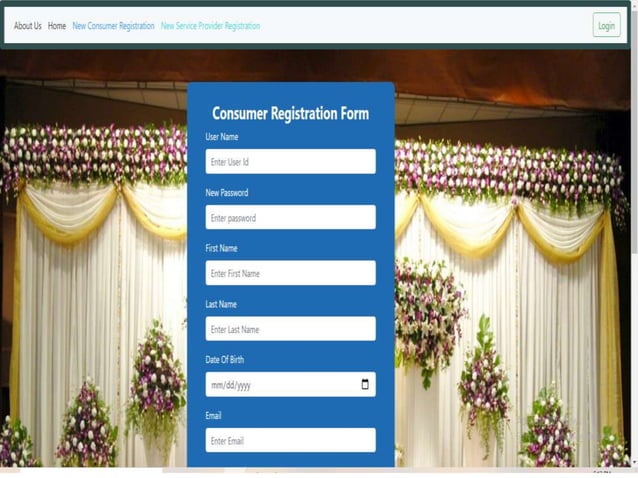 Event management system | PPTX | Web Development | Internet