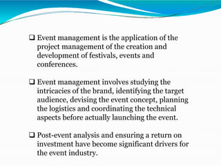 Event management system | PPTX