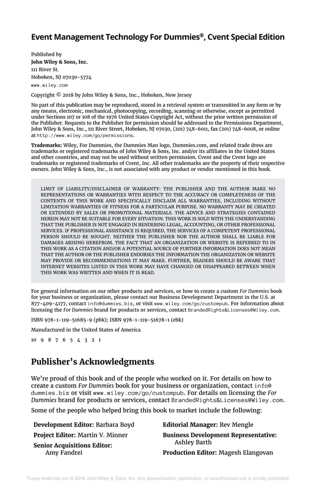 Event management technology_for_dummies_cvent_special_edition ...