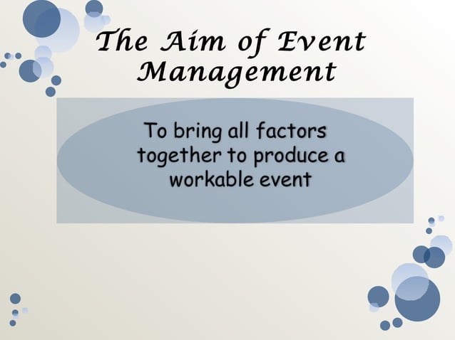 Event Management | PPT