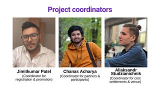 Presentation on event Marketing project planning - By Jimit Patel | PPT