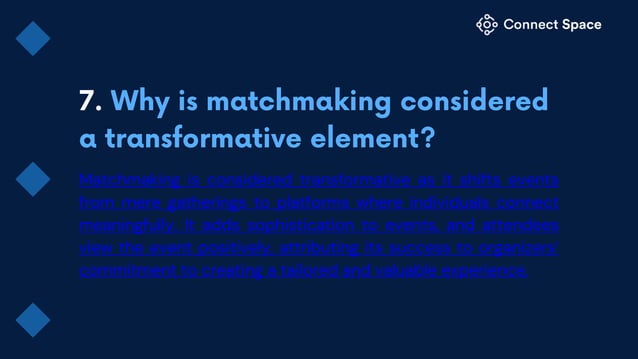 Event Matchmaking 101 A Comprehensive Guide | PPT