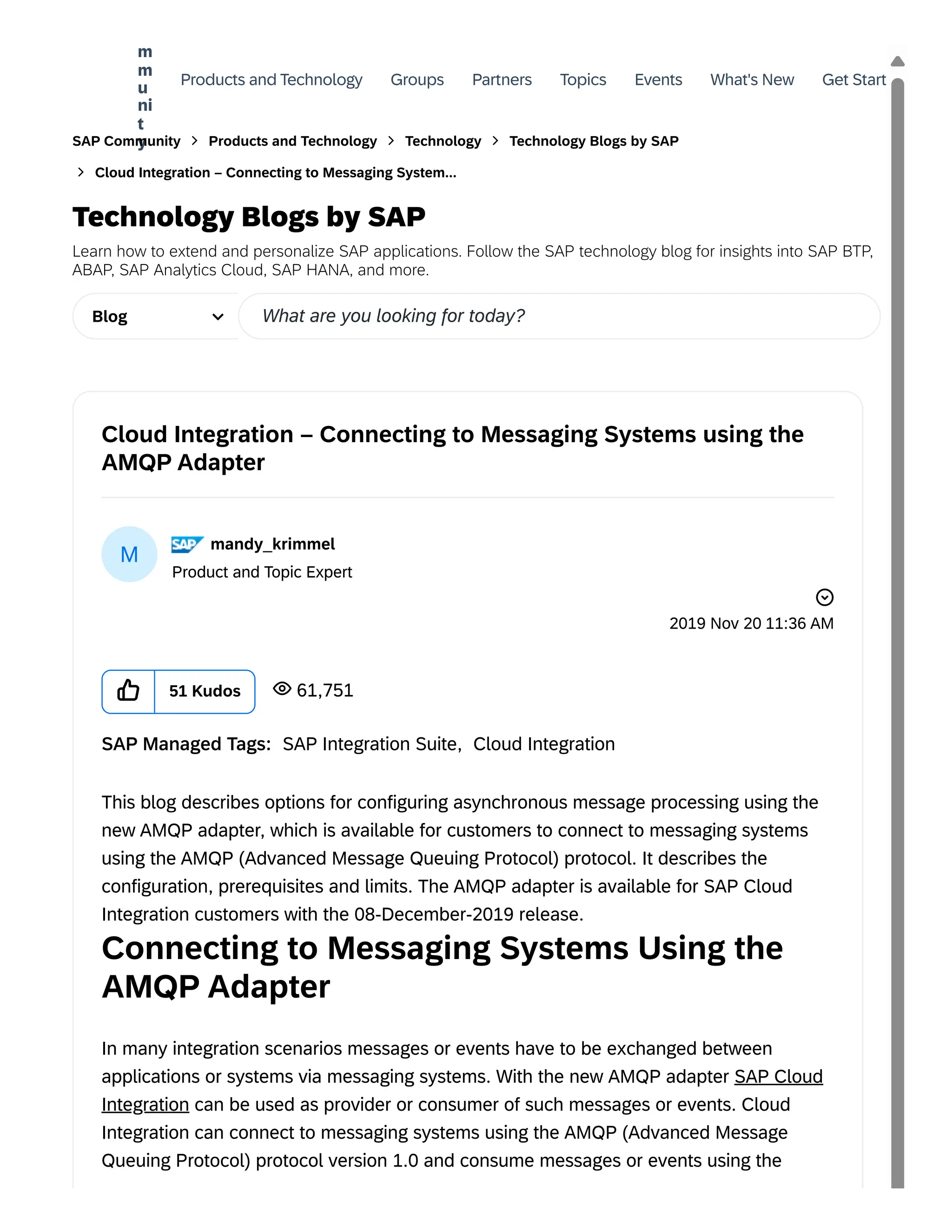 event mesh cpi Cloud Integration – Connecting to Messaging System... - SAP Community.pdf