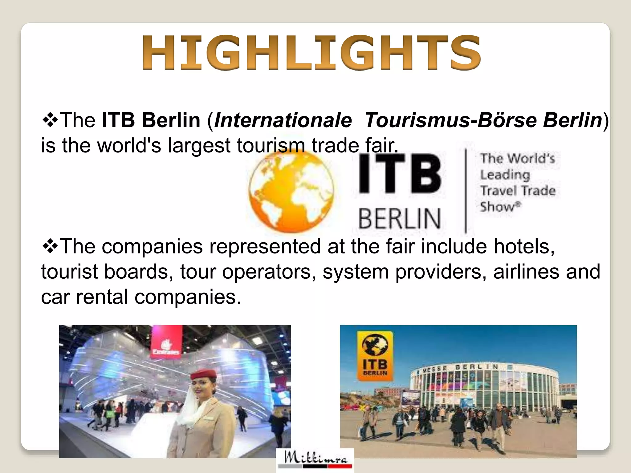 ITB Berlin Highlights | PPT