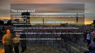 Event objectives and bidding | PPTX