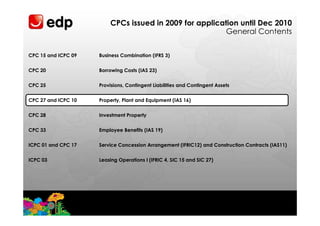 Evento IFRS: adaptation of international accounting standards in EDP ...