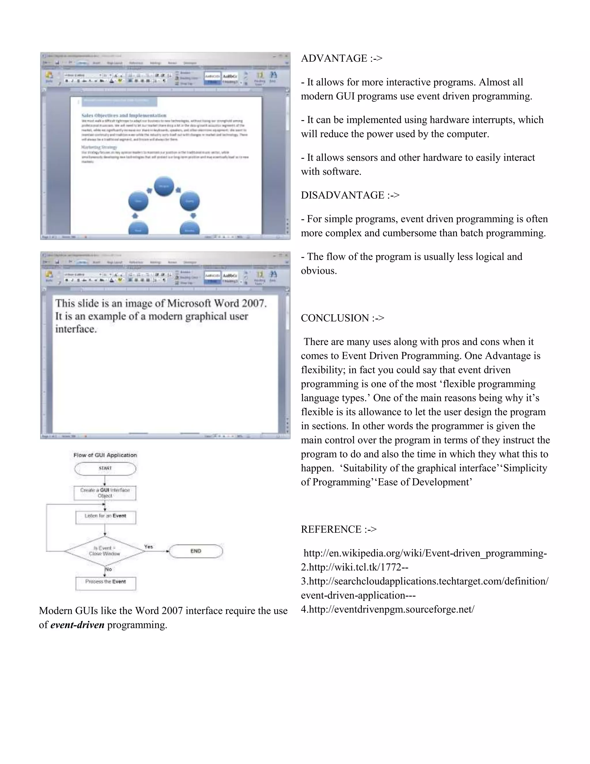 Event oriented programming | PDF