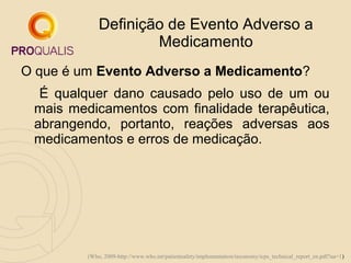 Eventos adversos a medicamentos | PPT