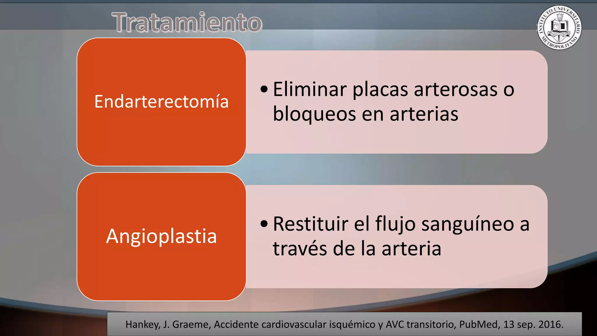 Evento vascular cerebral isquemico | PPTX