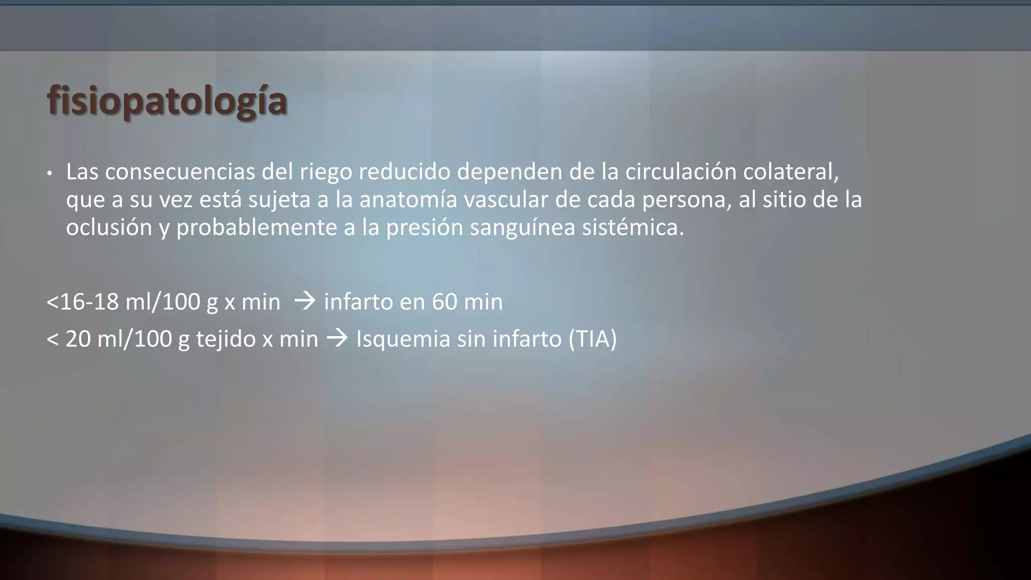 Evento vascular cerebral isquemico | PPTX